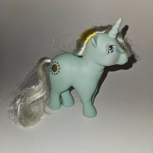 Hasbro | Toys | Vtg Hasbro 983 Mlp My Little Pony Unicorn Sunbeam Aqua ...